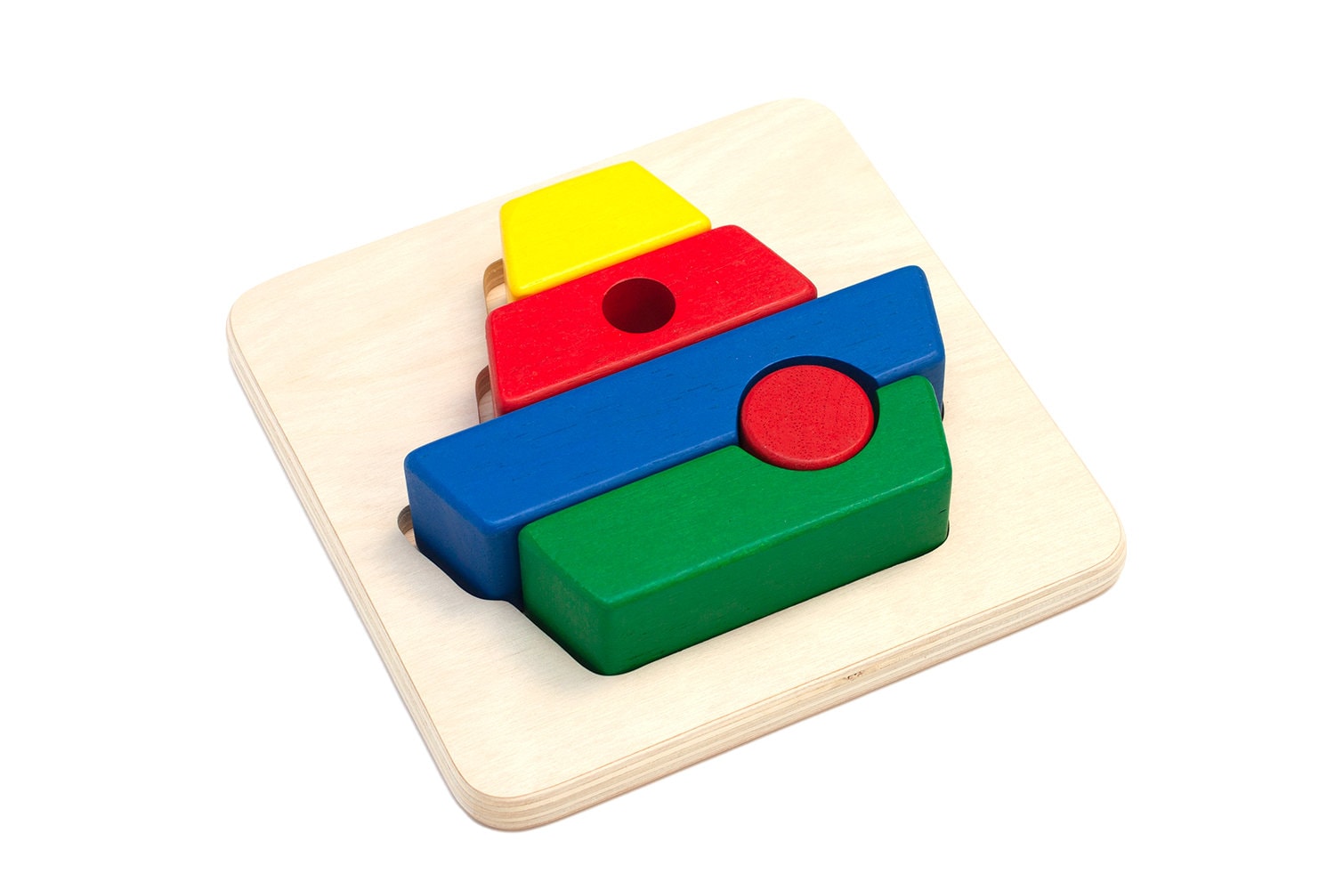 Primary Puzzle: Boat - Boat Puzzle - Wooden Puzzle for Toddler ...