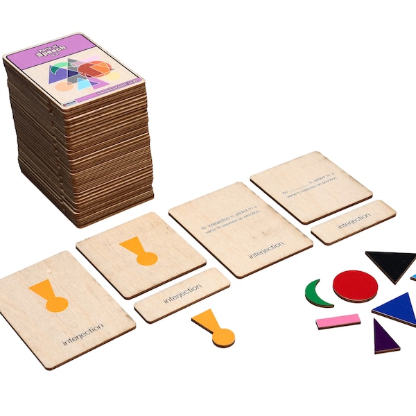 Montessori Parts of Speech - Etsy