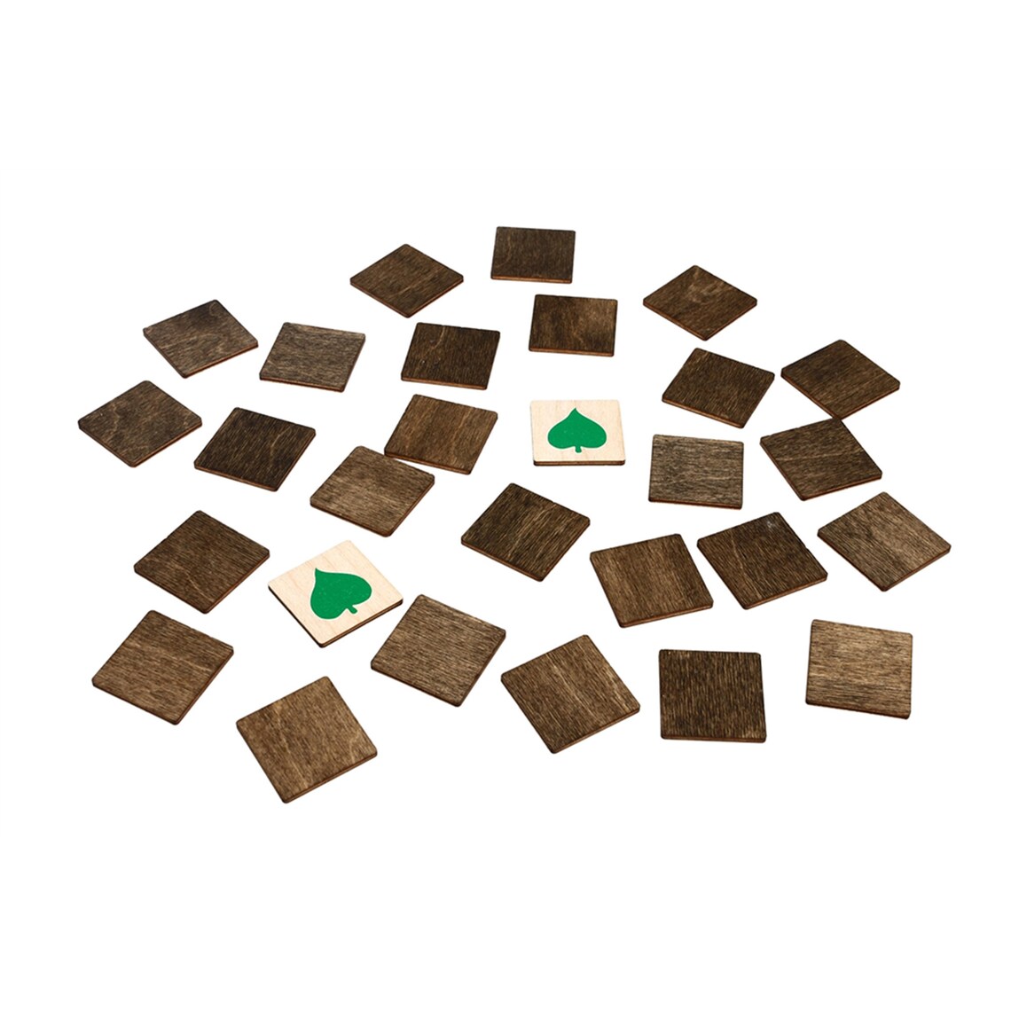 Wooden Leaf Memory Game Memory Game Printable Matching - Etsy