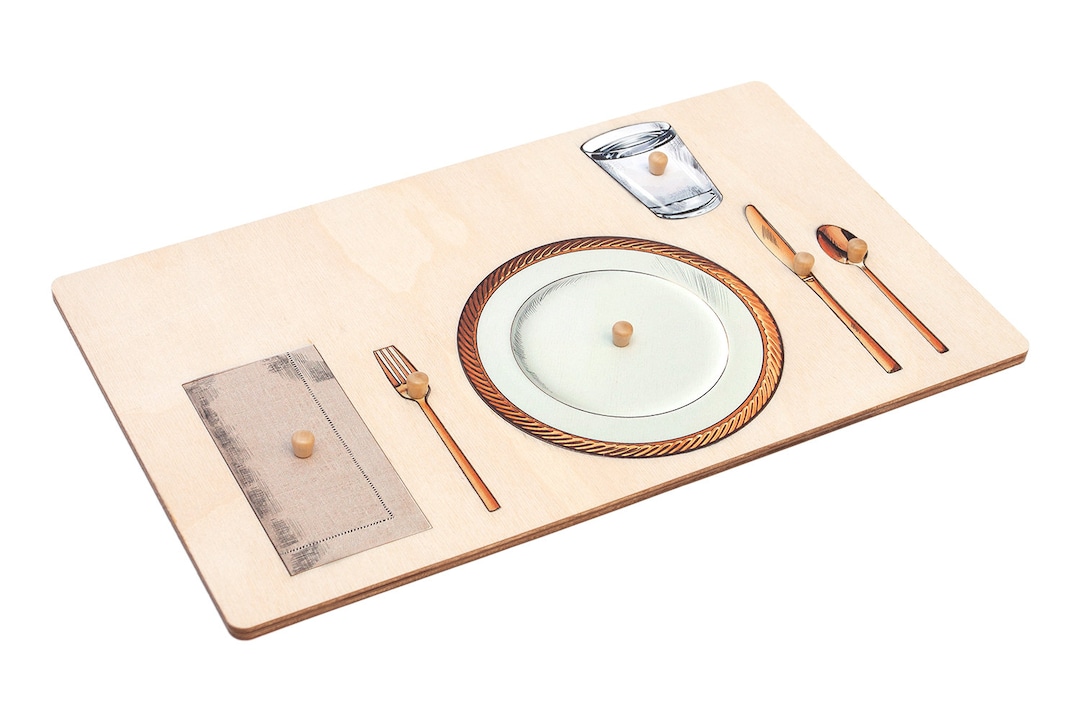 Table Setting Puzzle | Montessori Materials | Educational Materials ...
