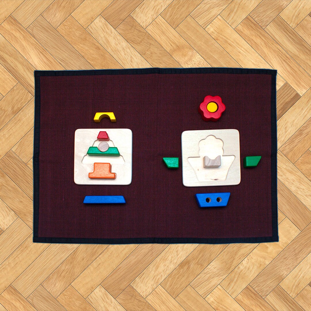 Classroom Mats Small (brown) - Montessori Mats - Montessori Rugs ...