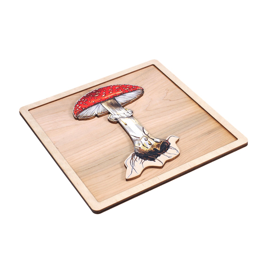 Montessori Parts of a Mushroom Puzzle Montessori Botany - Etsy