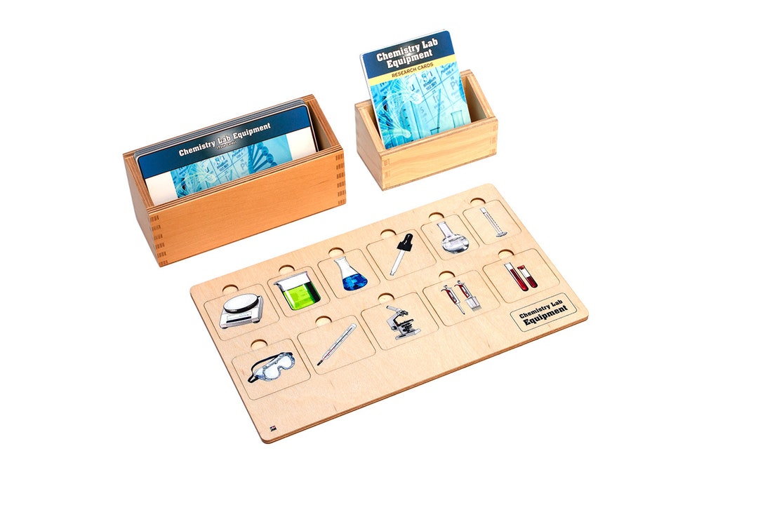 Chemistry Lab Equipment Complete Set | Montessori Puzzles | Montessori ...