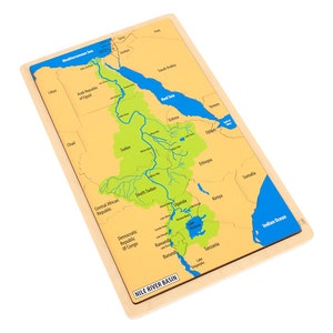 Nile River Basin Puzzle Complete Set | Montessori Materials ...