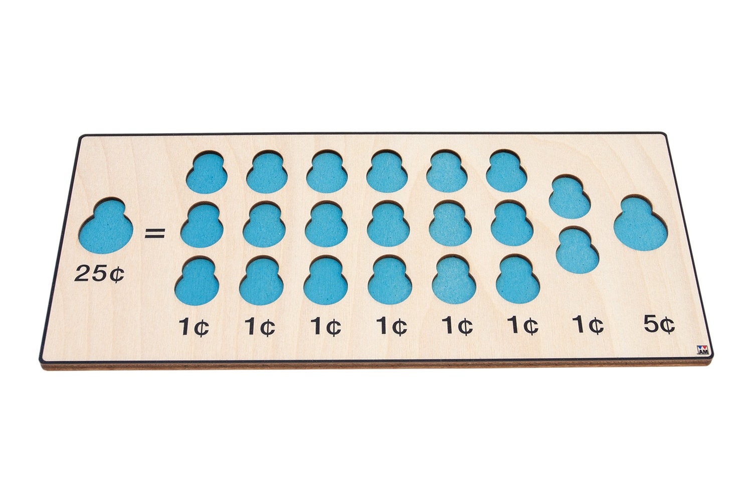 Coin Boards: Set 2 | Montessori Materials | Educational Materials ...