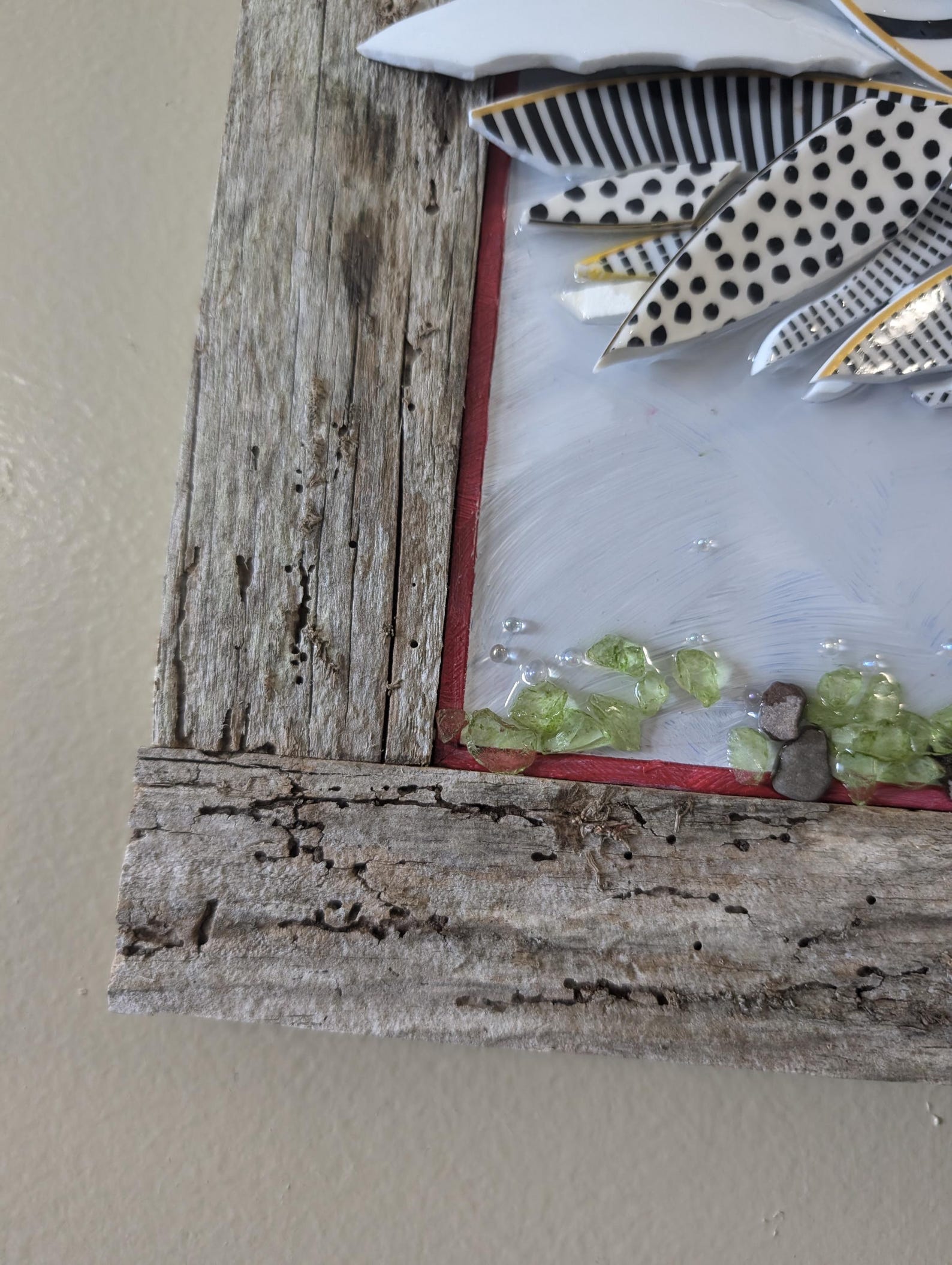 Farmhouse Whimsical Mosaic Rooster 18 Inches by 18 Inches - Etsy