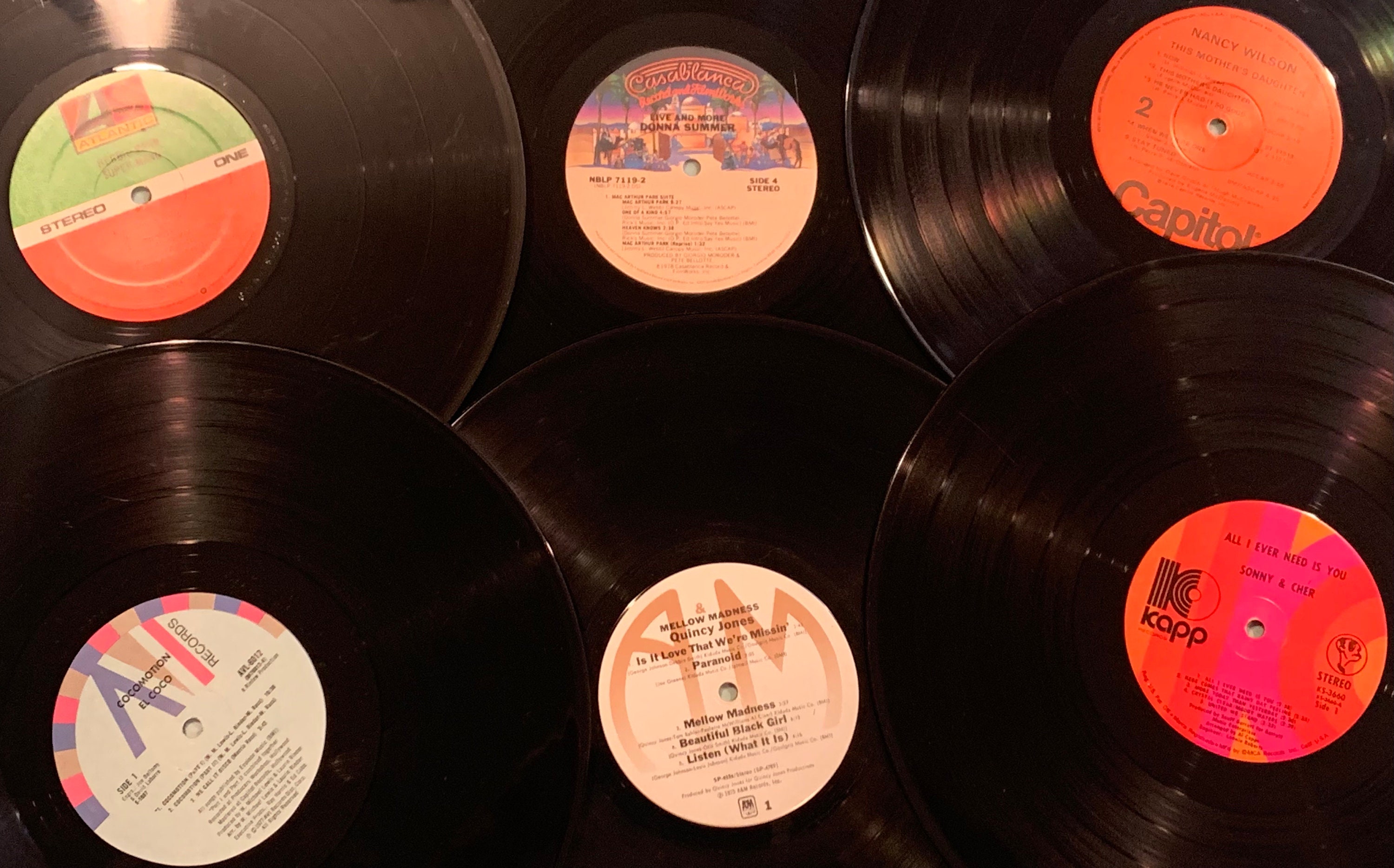 Bulk Lot of 30 Used Vinyl Records 1970s Soul, Disco and R&B for ...