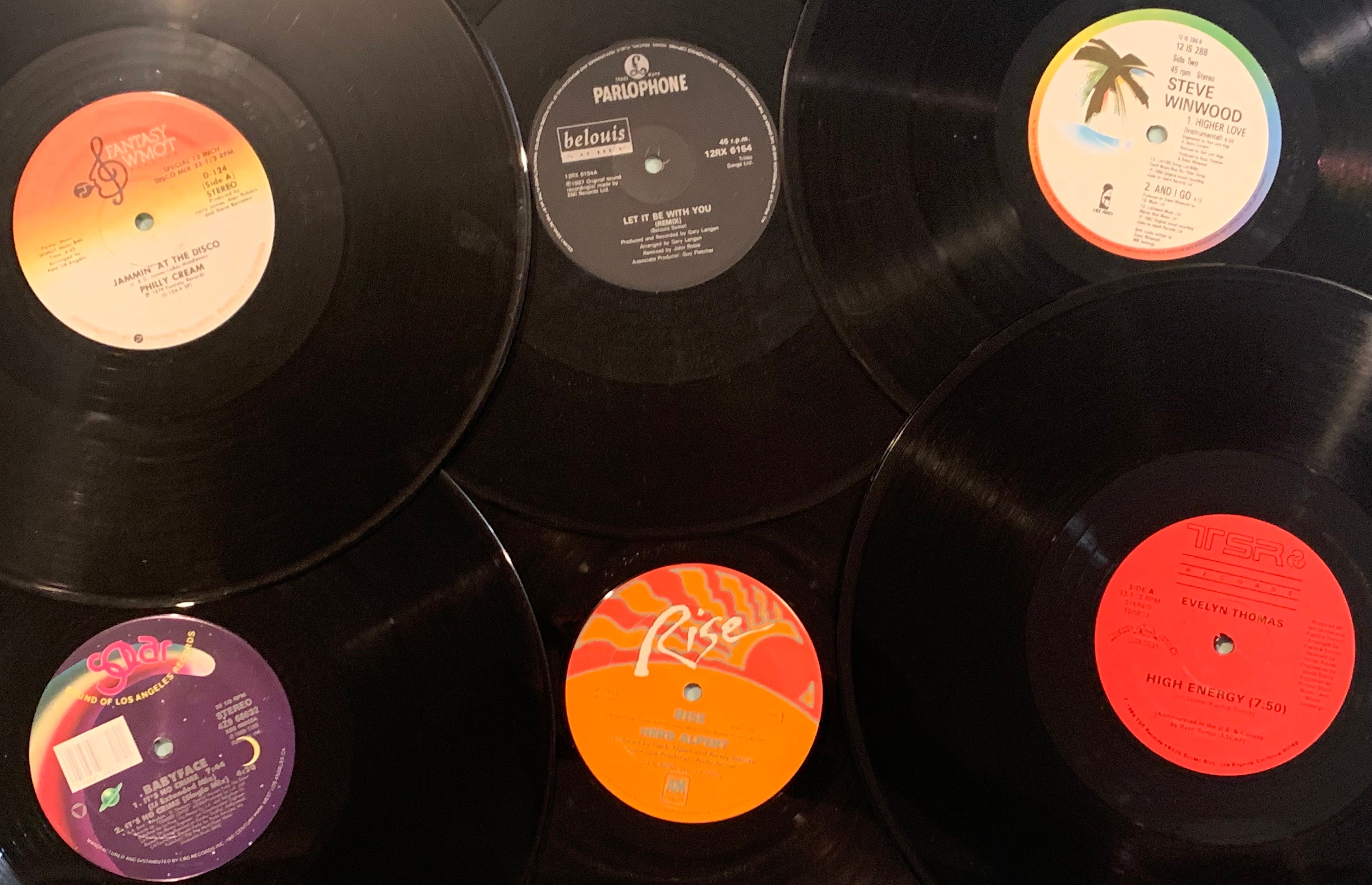 Bulk Lot of 30 Used Vinyl Records 1970’s-1980’s Dance Disco and R&B for ...