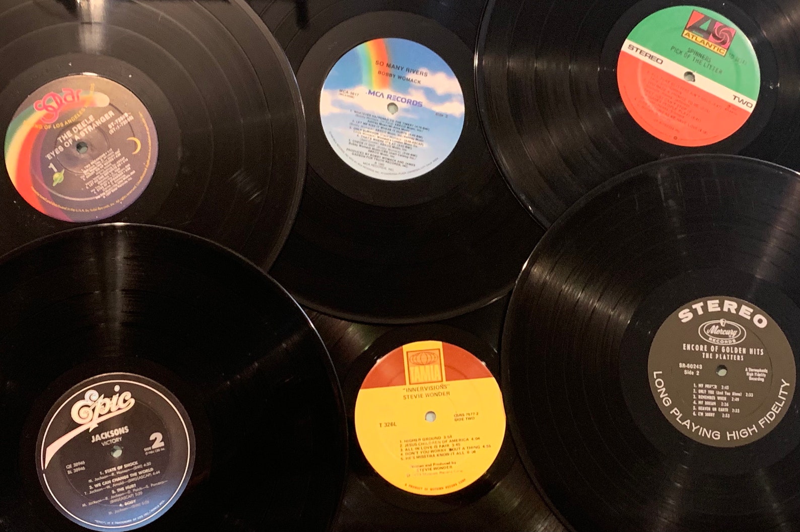 Bulk Lot of 30 Used Vinyl Records 1960s-1980s Soul, Disco and R&B for ...