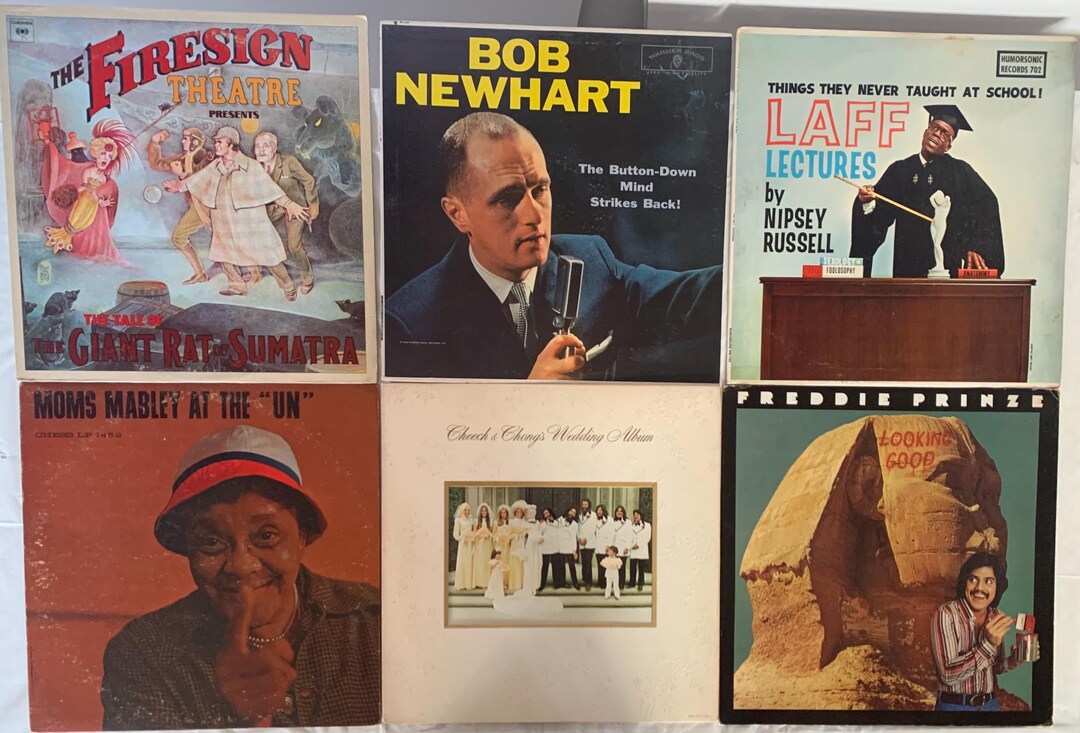 Lot of 25 Used Record Covers 1960’s-1980’s Comedy and Comedians for ...