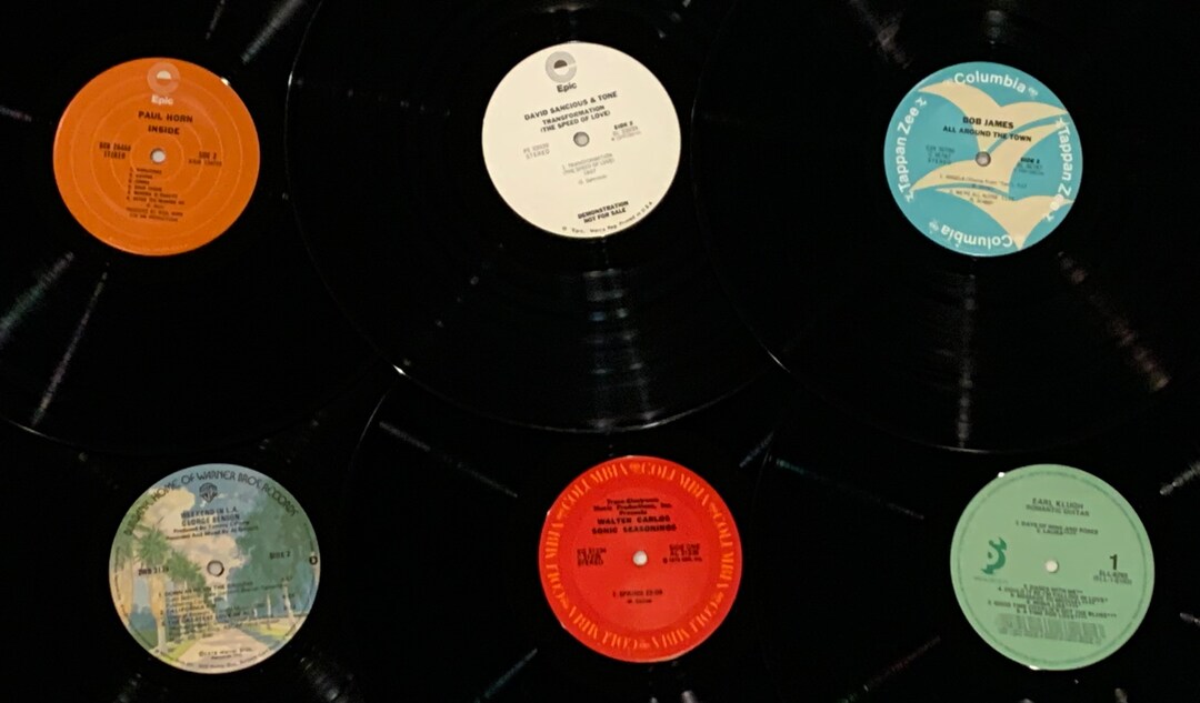 Bulk Lot of 60 Used Vinyl Records 1970’s-1980’s Jazz for Crafting and ...