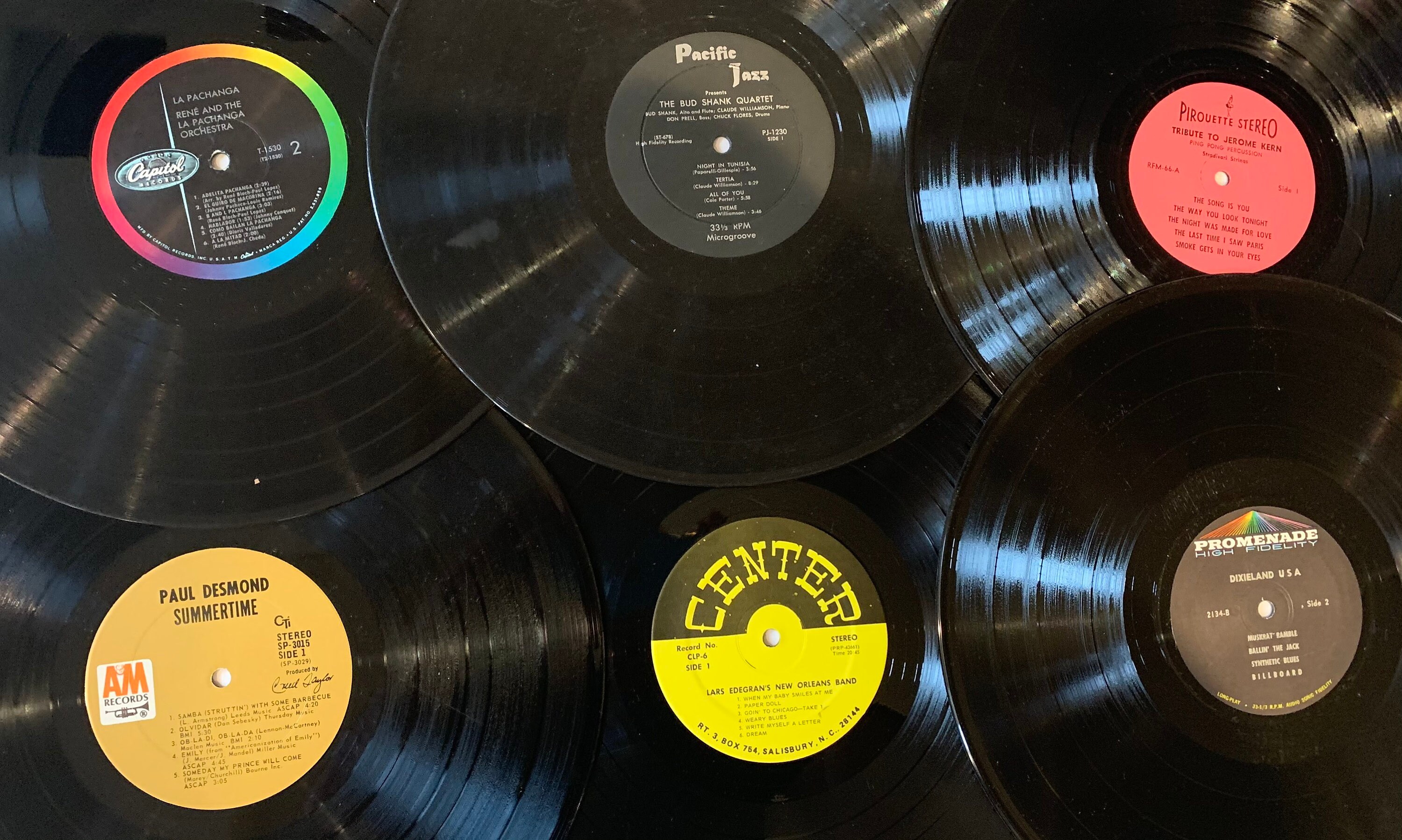 Bulk Lot of 30 Used Vinyl Records 1950s-1980s Jazz, Dixieland and Big ...