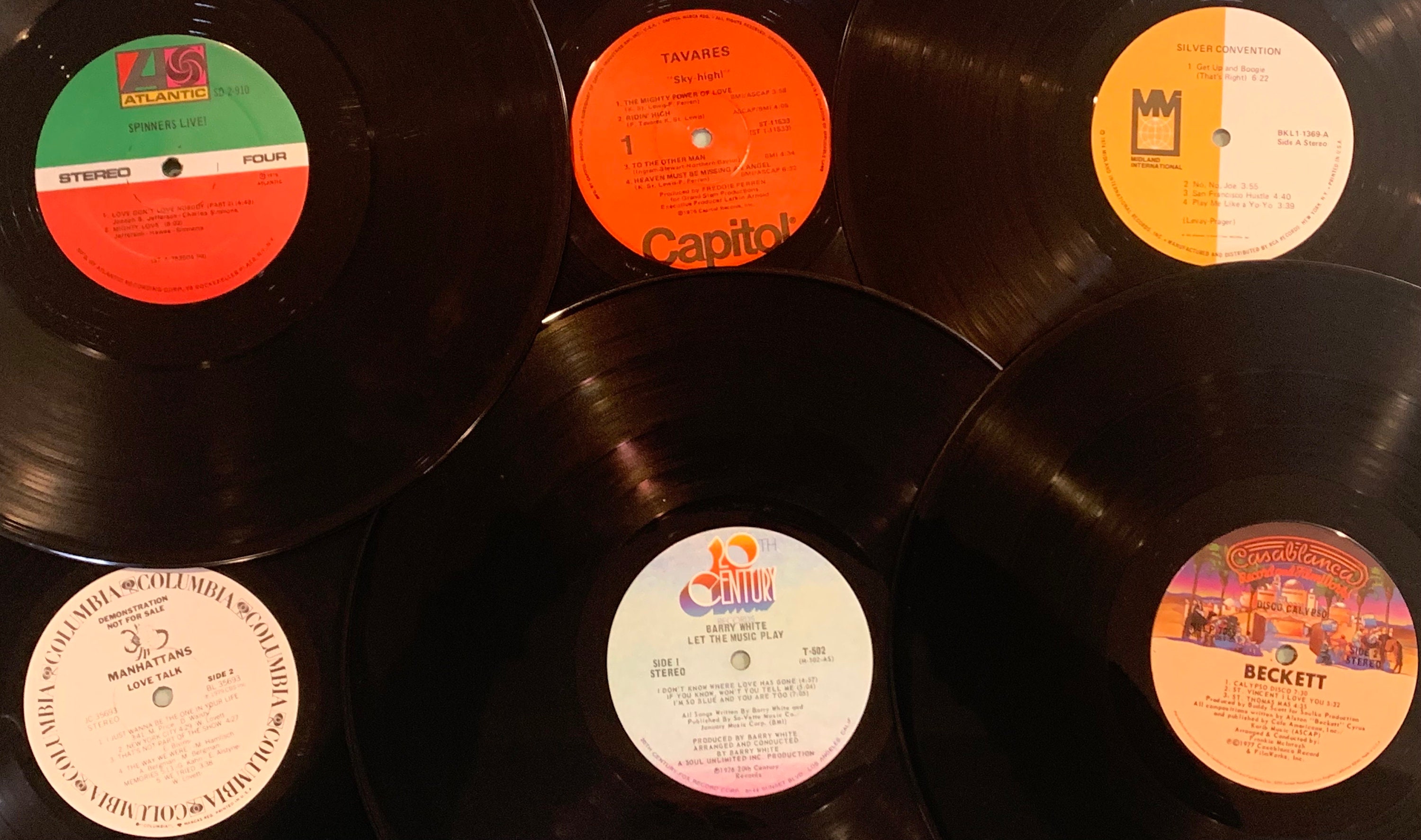 Bulk Lot of 30 Used Vinyl Records 1970s Soul, Disco and R&B for ...