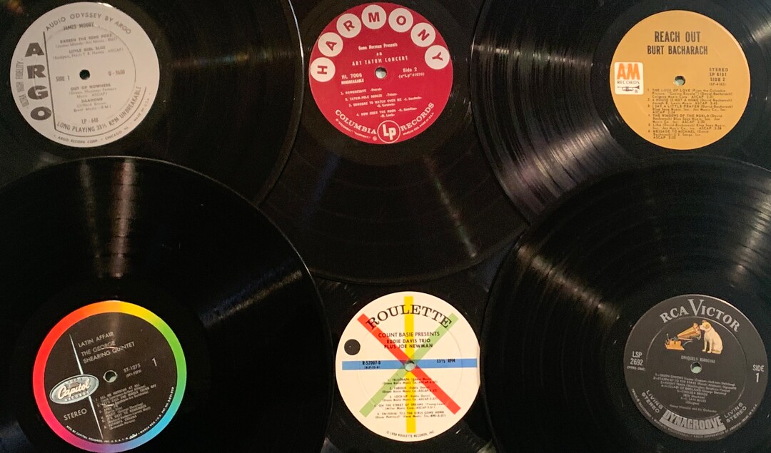 Bulk Lot of 30 Used Vinyl Records 1960’s Jazz for Crafting and ...