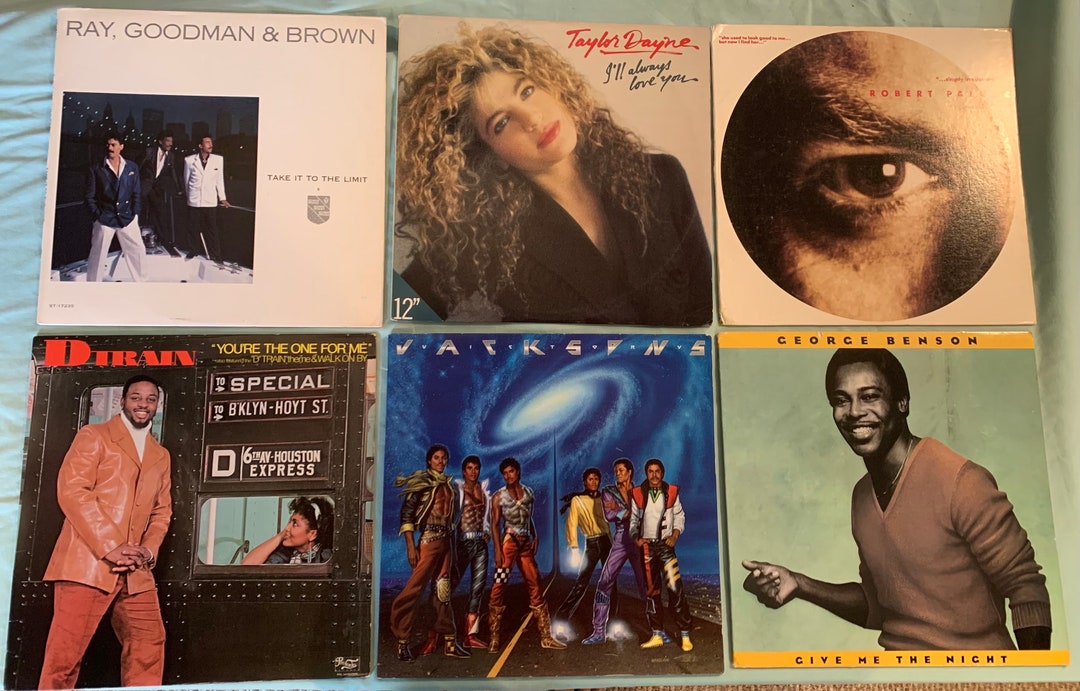 Lot of 25 Used Record Covers 1980’s Soul, Disco and R&B for Crafting ...