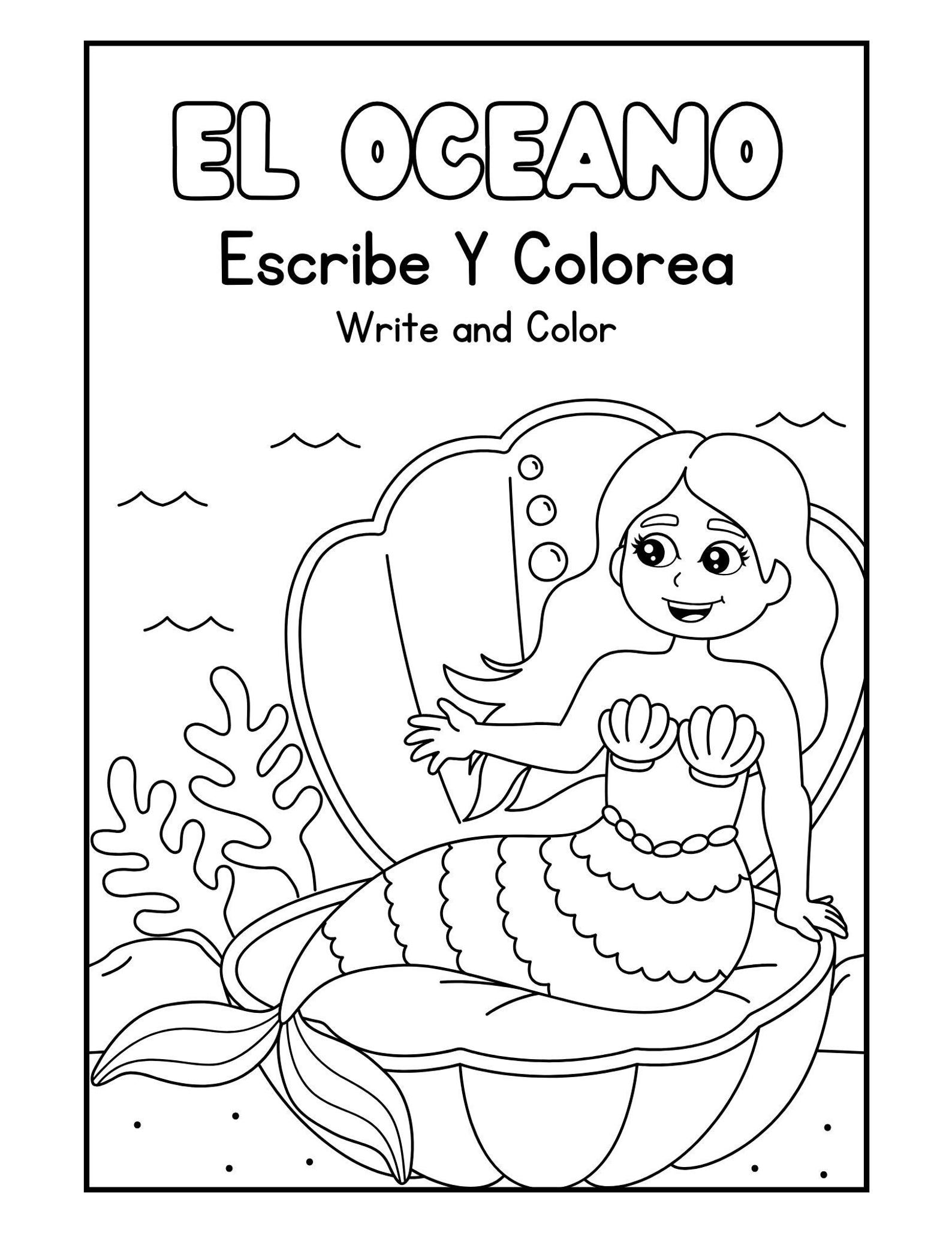 Spanish Coloring Pages, Spanish Learning, Printable Coloring Pages ...