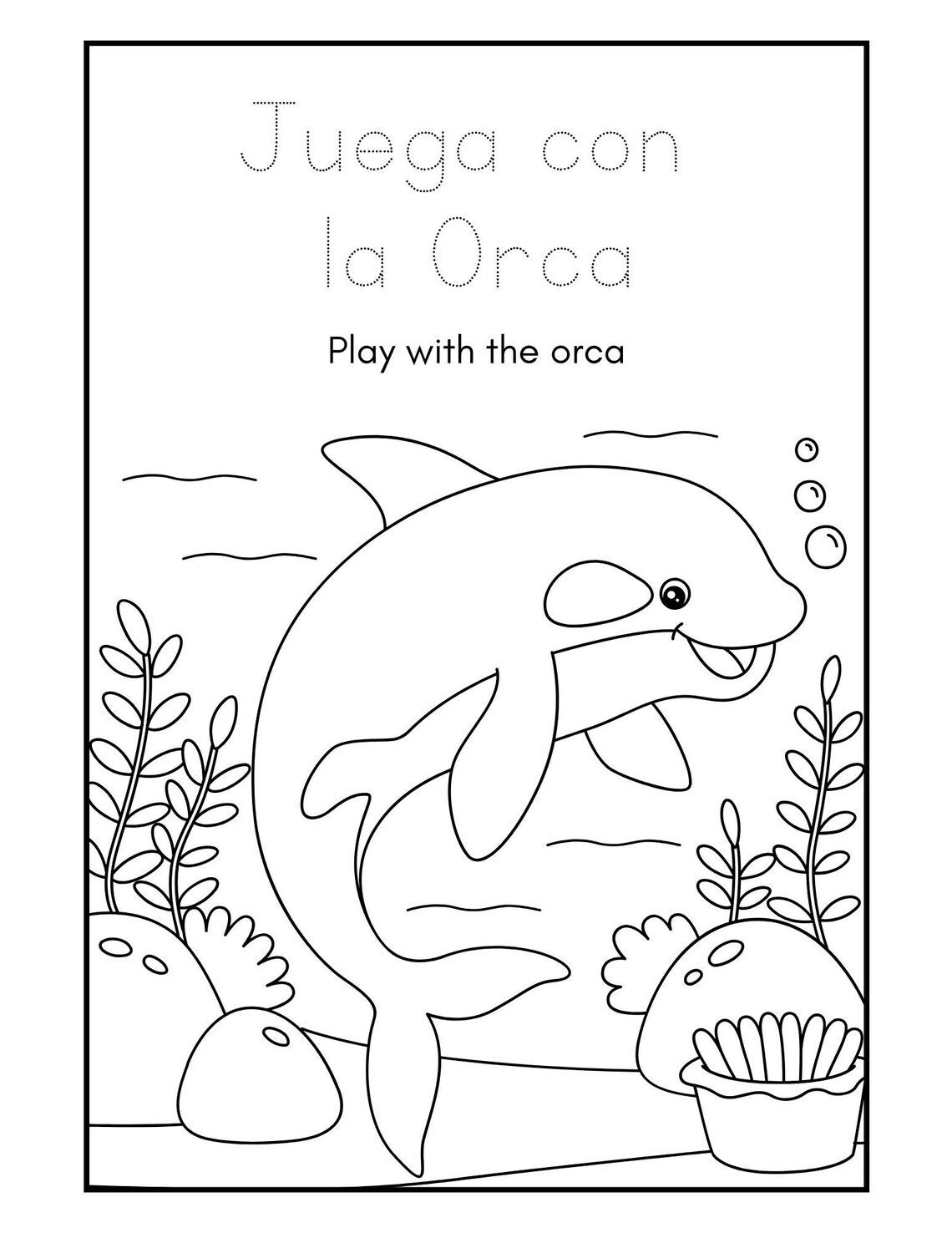 Spanish Coloring Pages, Spanish Learning, Printable Coloring Pages ...