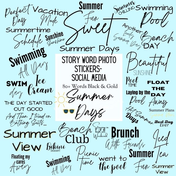 Instagram Overlay Stickers - Etsy