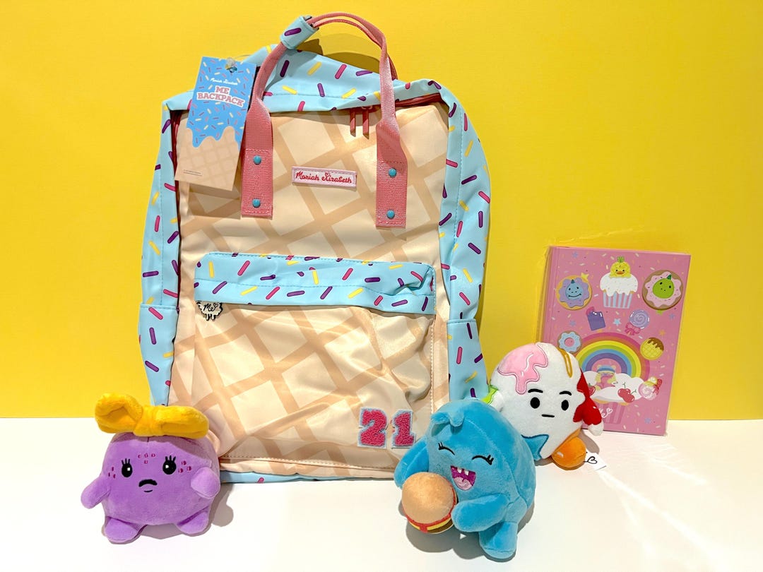 Custom Moriah Elizabeth Gift Bundle! Dessert Backpack, 3 Blobs and ...