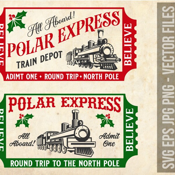 Polar Express Font Svg - Etsy