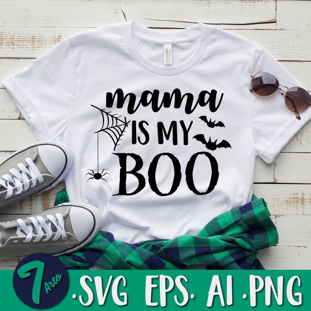 Mama is My Boo Svg, Halloween 2025 Svg, Kids Halloween Svg, Spiders Svg ...