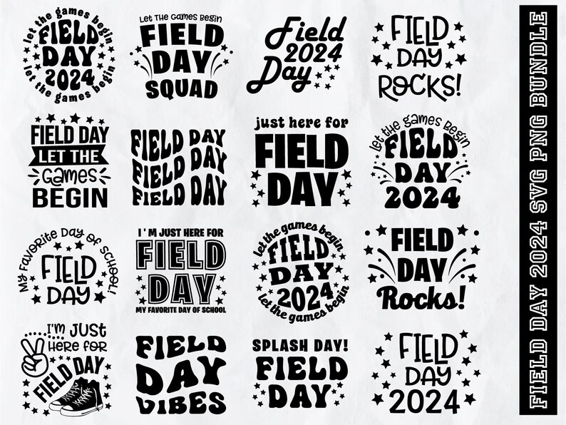 Field Day 2025 Svg, Field Day Svg Bundle, School Svg, End of School Svg ...