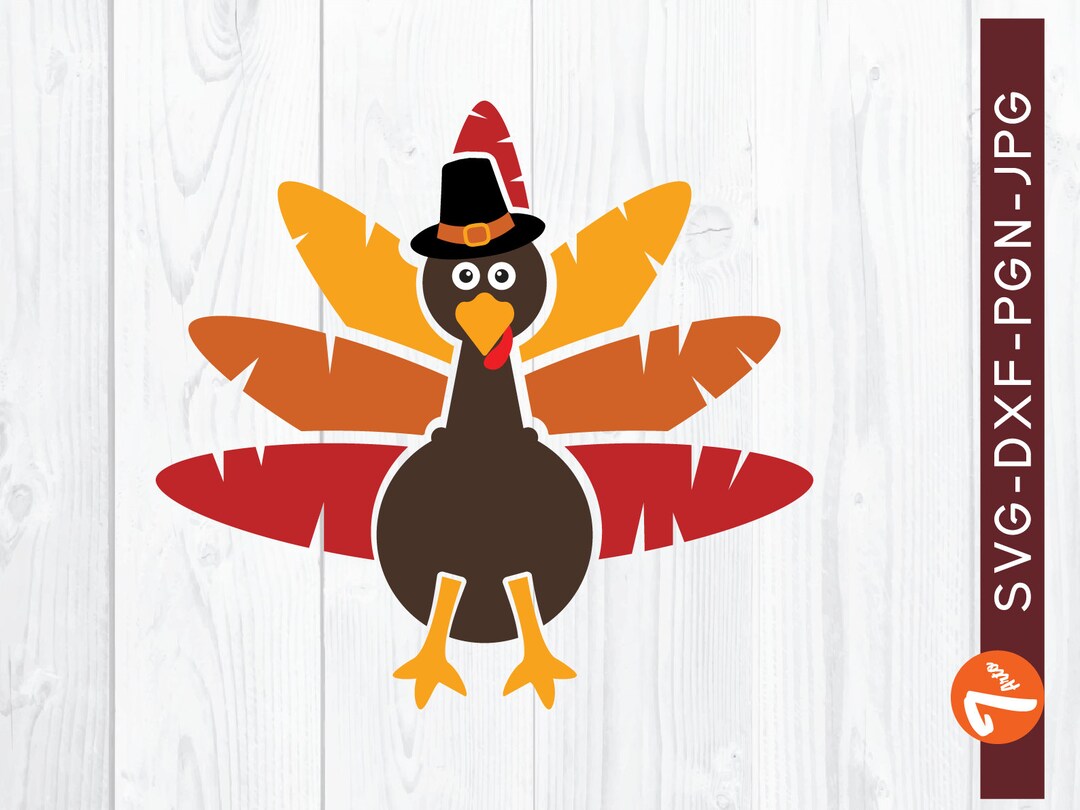 Turkey Svg, Boy Turkey Svg, Thanksgiving Svg Dxf Eps Png, Kids Cut ...