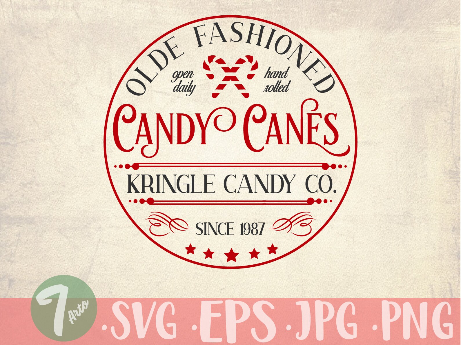 Kringle Candy Co. SVG, Candy Canes Svg, Santas Work Shop ...