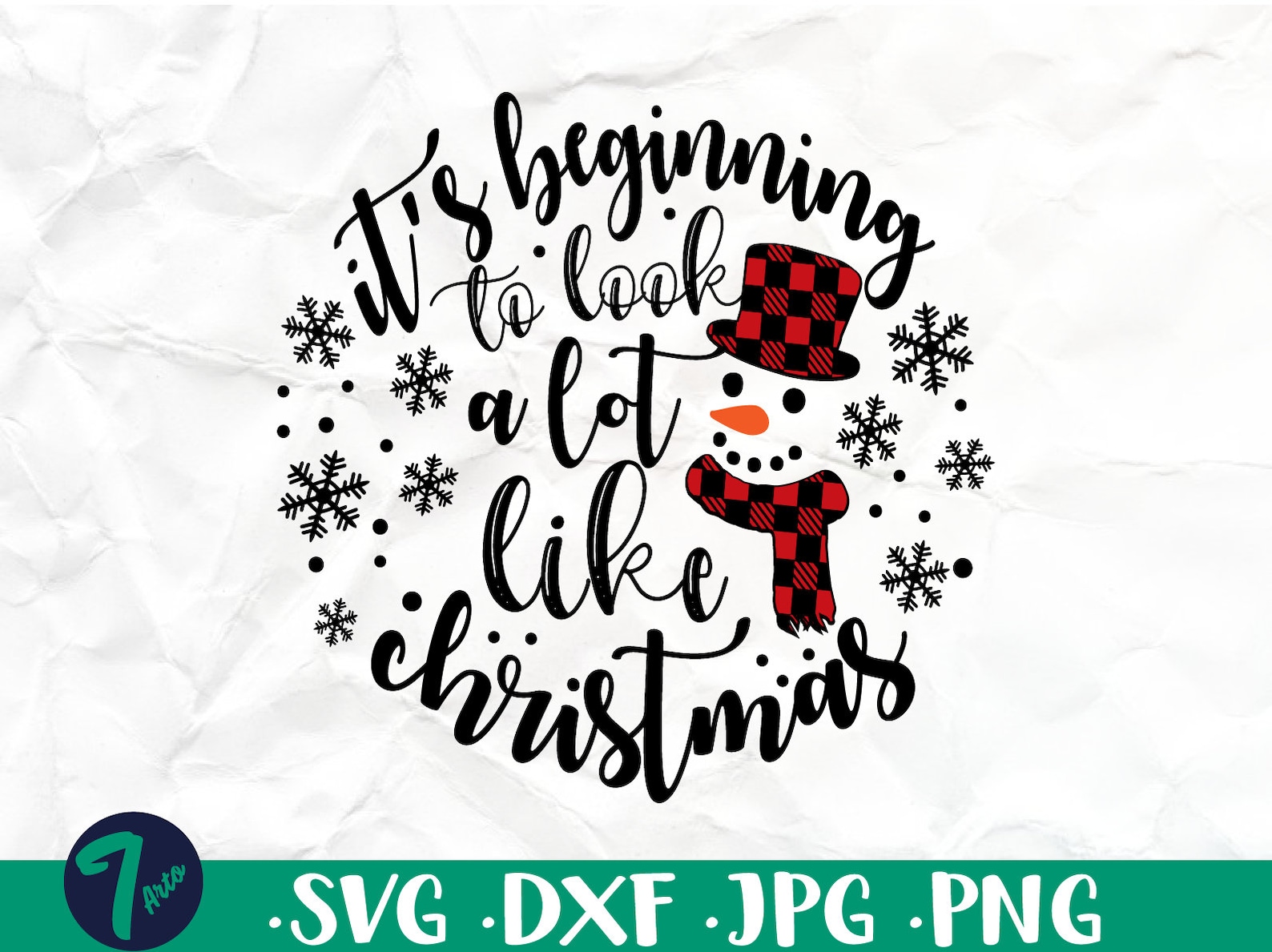 It's Beginning to Look A Lot Like Christmas SVG Buffalo - Etsy