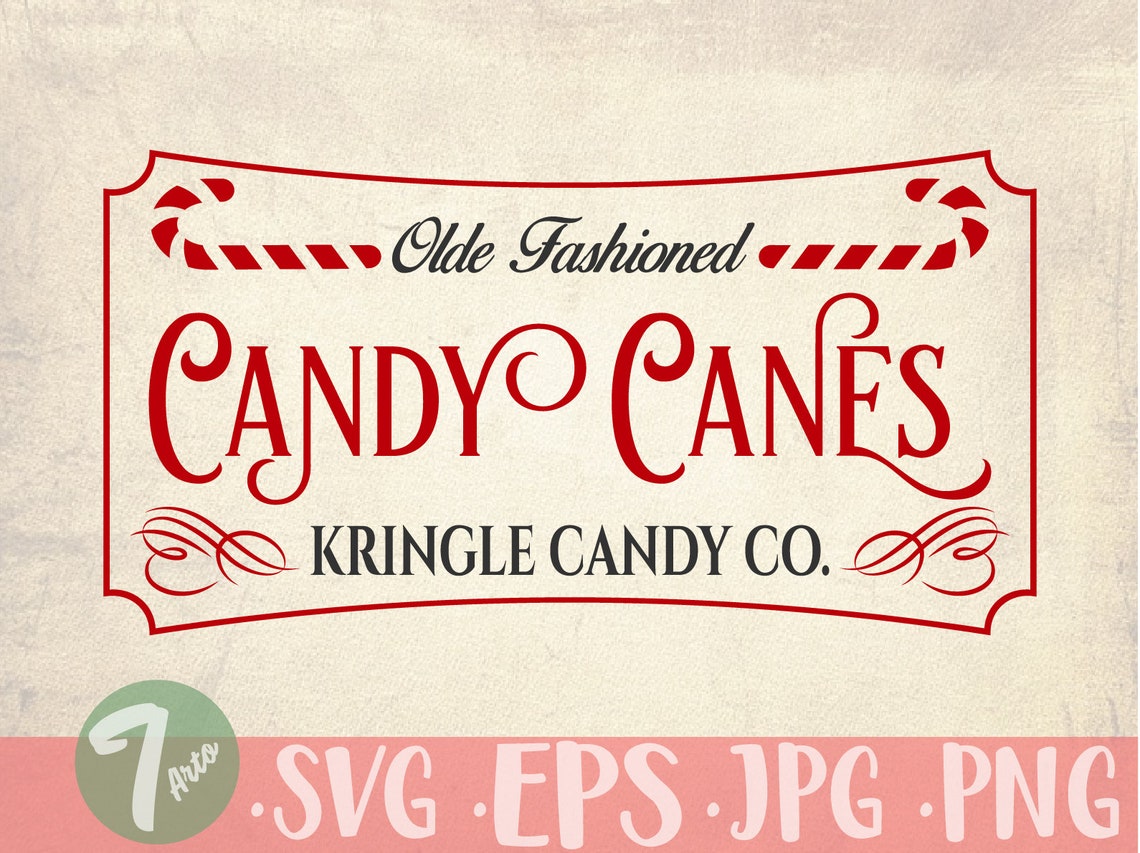 Kringle Candy Co. SVG Candy Canes Svg Santas Work Shop | Etsy