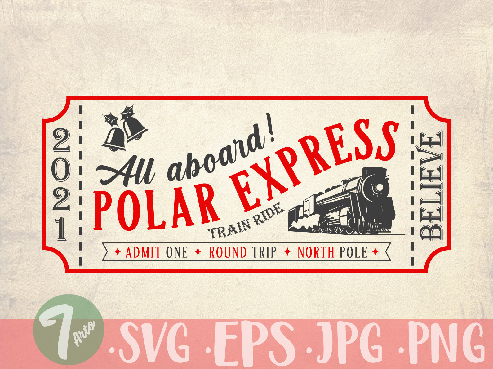 Polar Express Svg, Christmas Sign SVG, Polar Express , Santa Svg, Polar ...