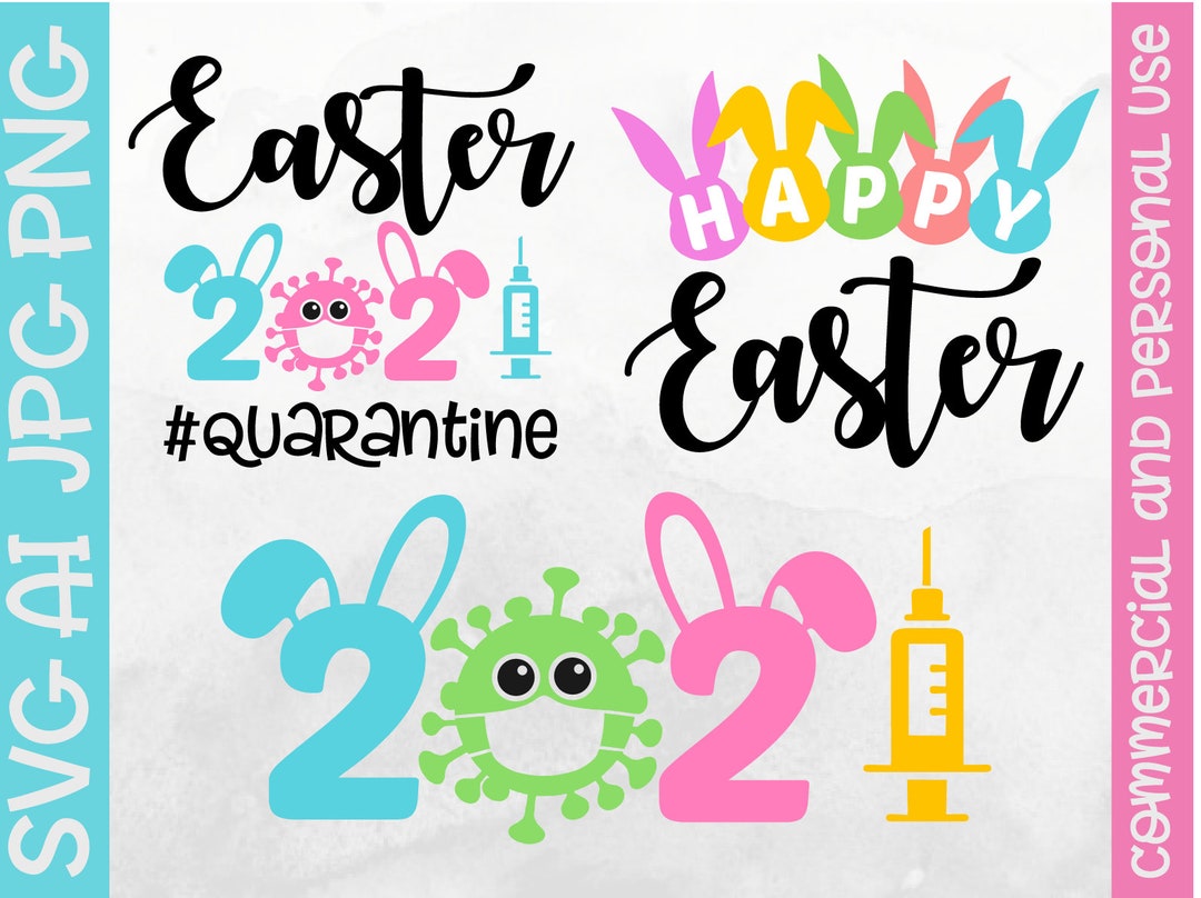 Quarantine Easter 2024 SVG, Covid Easter Svg, Quarantine 2024 Svg ...