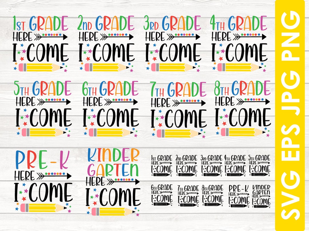 Back to School Svg, School Svg, Bundle Svg, First Day of Svg ...