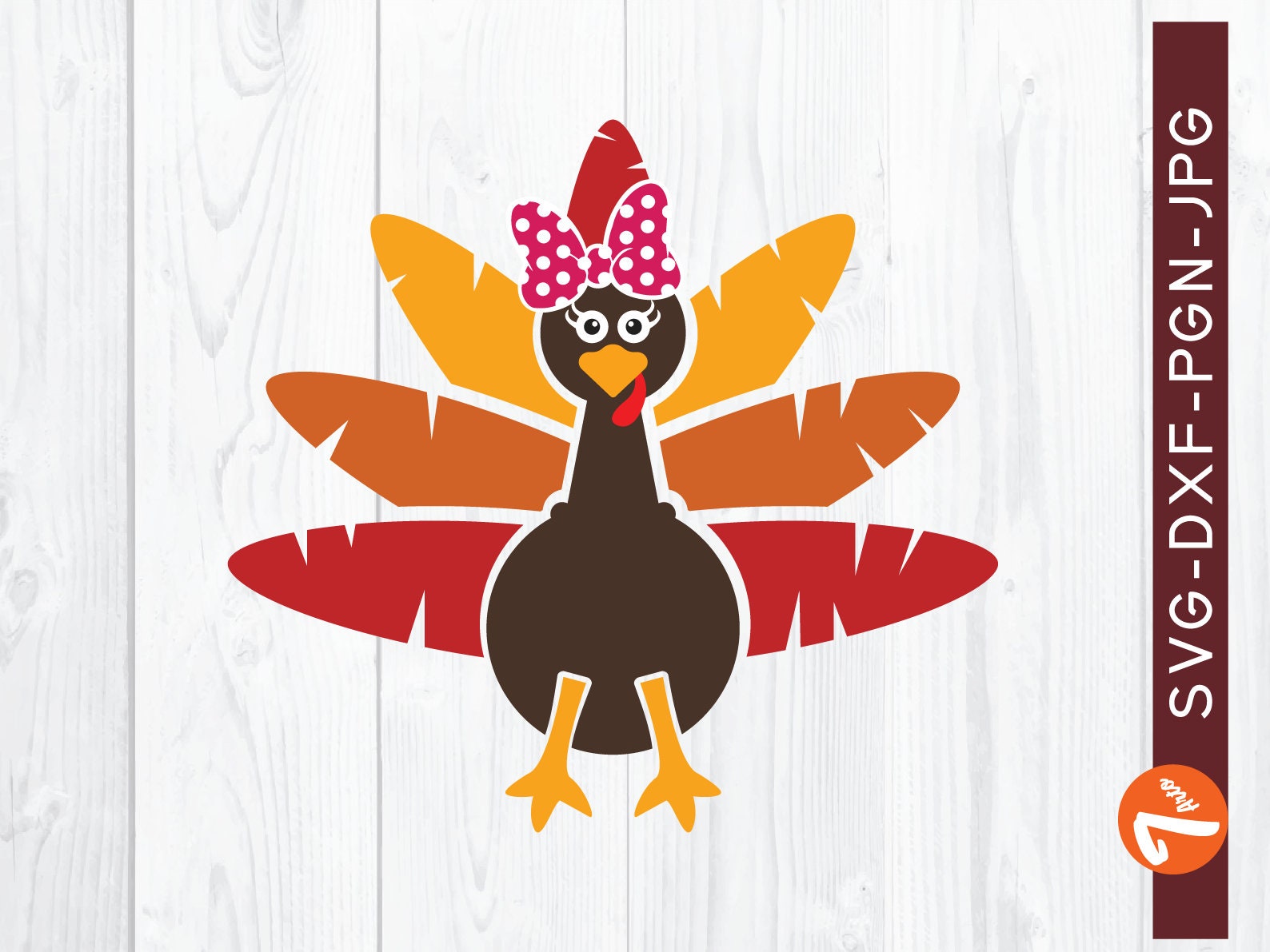 Turkey Svg Girl Turkey Svg Thanksgiving Svg Dxf Eps Png - Etsy