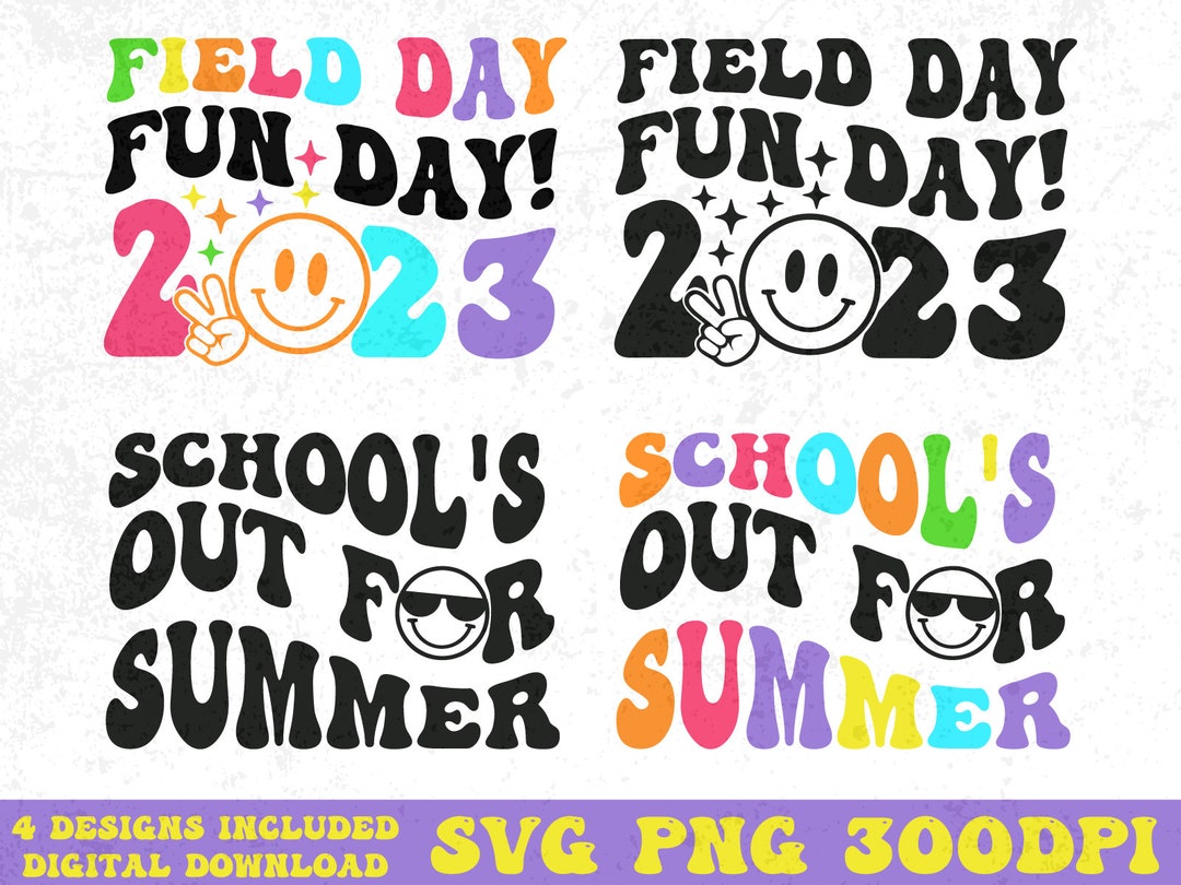 Field Day Fun Day 2023 Svg, Field Day Svg, Retro Field Day Png, School ...