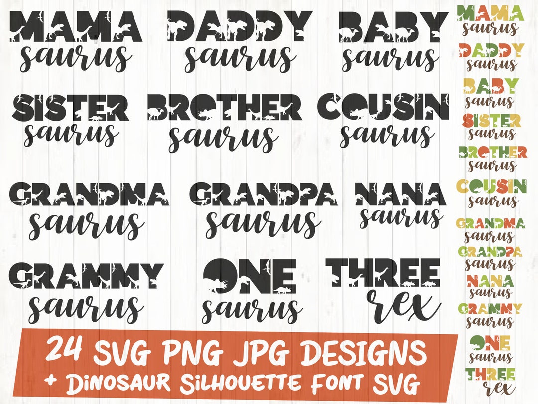 Dinosaur Svg, Family Saurus Svg, Dinosaur Family Svg, Mama Saurus Svg ...