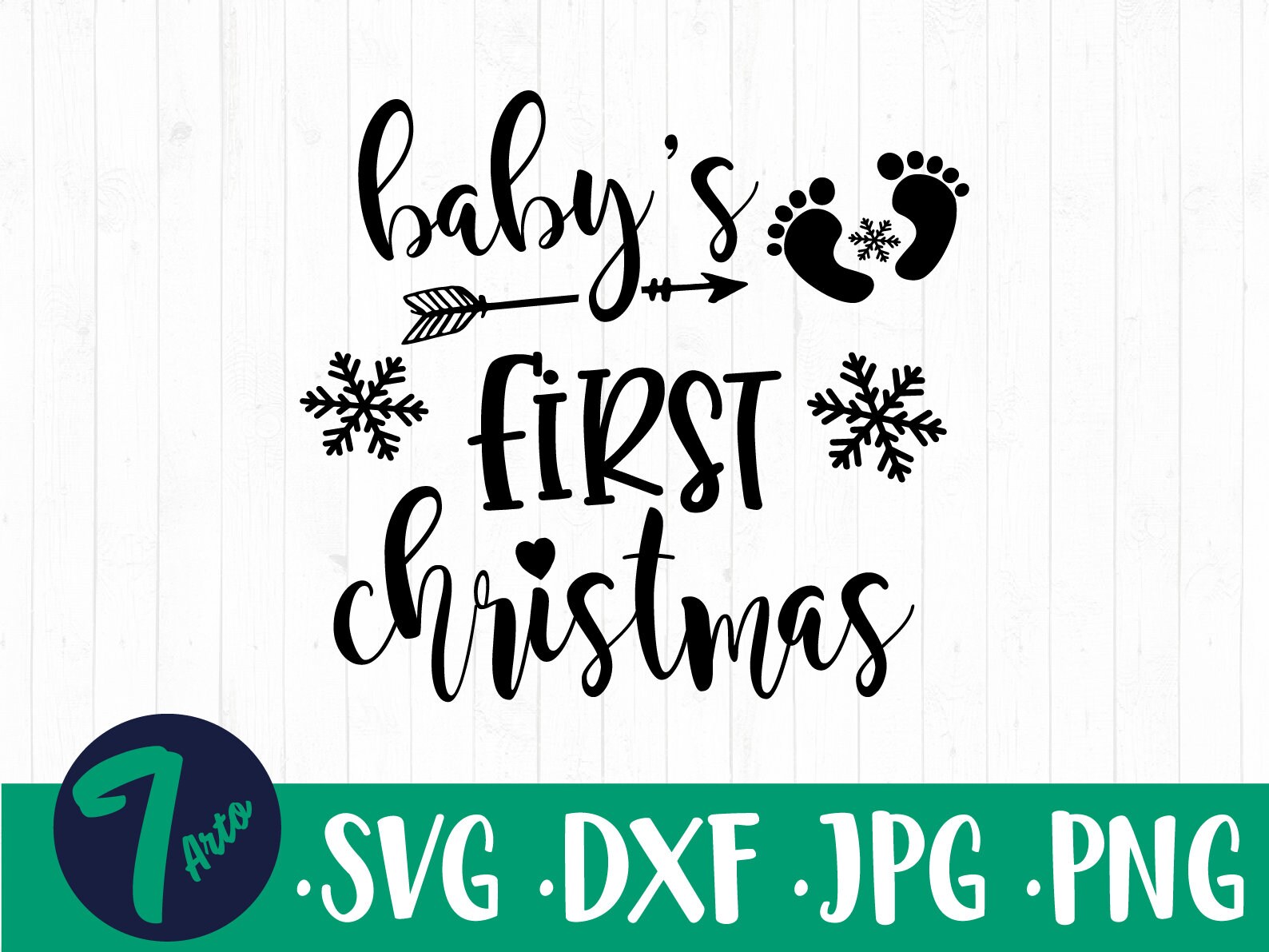 Baby's First Christmas Svg, Christmas Svg, Baby Svg, Merry Christmas ...