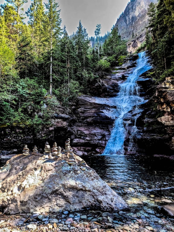 Waterfall Landscape Waterfall Print Waterfall Photography - Etsy