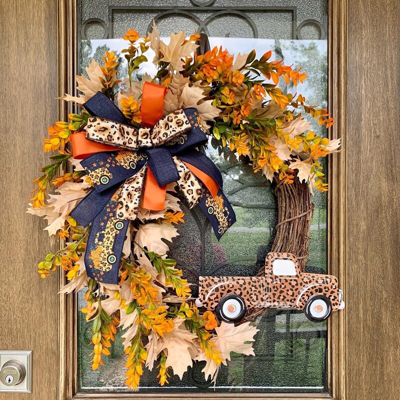 Leopard Print Wreath - Etsy