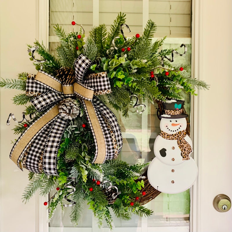 Winter Door Wreath - Etsy
