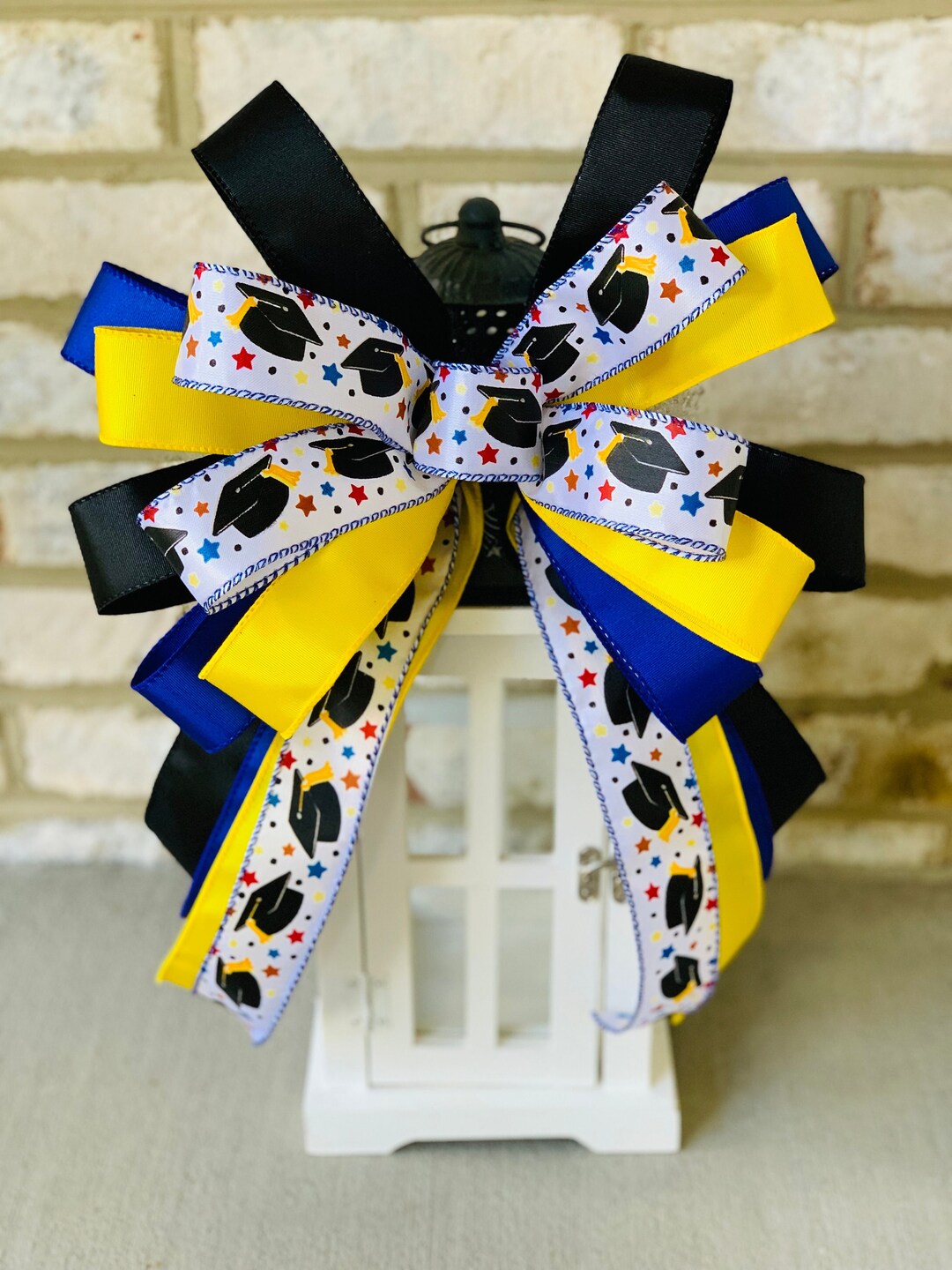 Graduation Bow, Graduation Wreath Bow, Graduation Lantern Bow ...