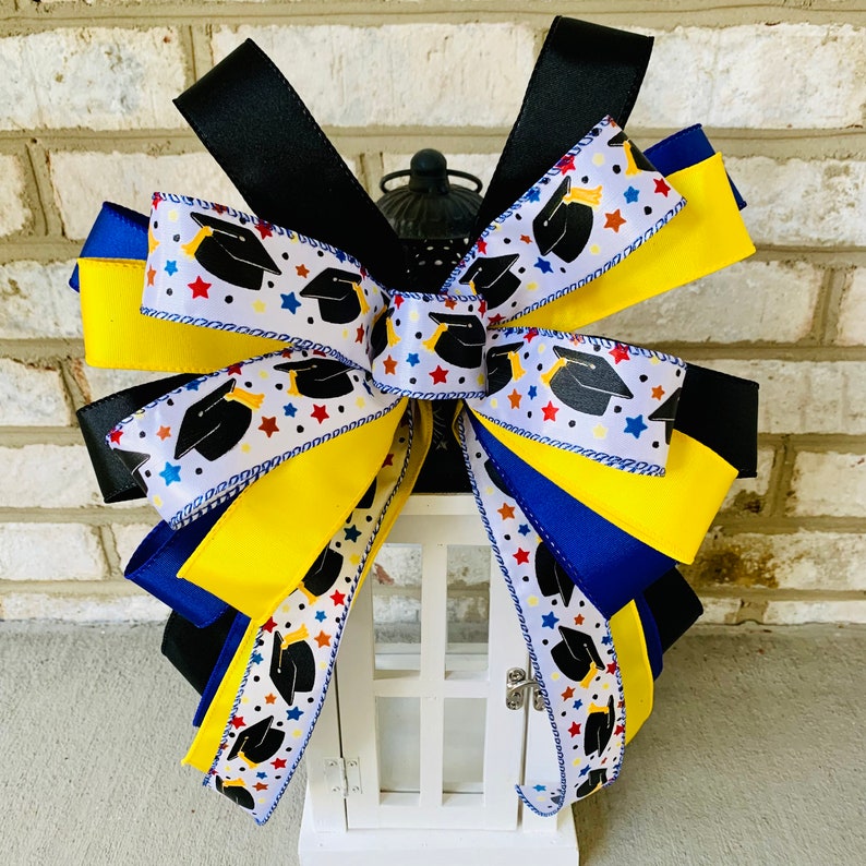 Graduation Bow Graduation Wreath Bow Graduation Lantern Bow - Etsy