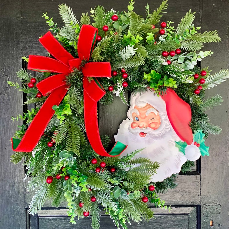 Christmas Door Wreath - Etsy