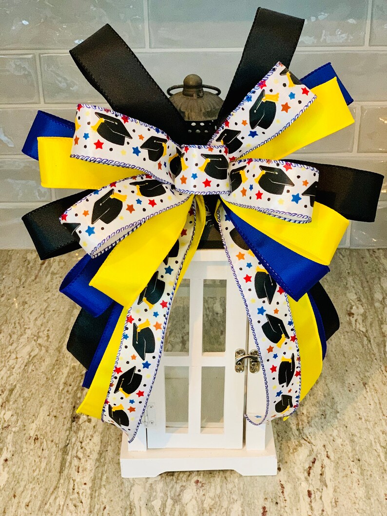 Graduation Bow Graduation Wreath Bow Graduation Lantern Bow - Etsy