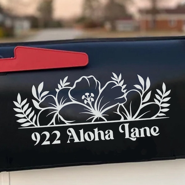 Flower Mailbox Decal - Etsy