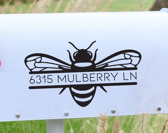 Mailbox Decal Custom Mailbox Decal Address Decal House - Etsy