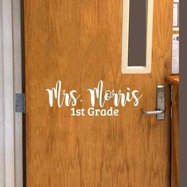 Classroom Door Decal - Etsy