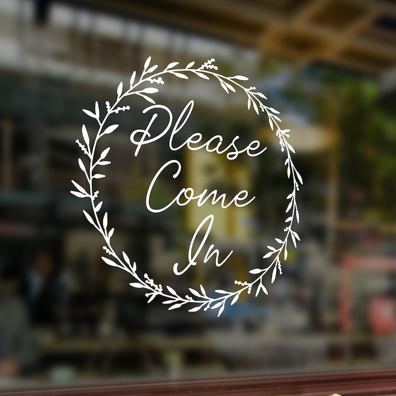 Please Come in Sign - Etsy