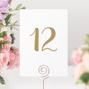 Wedding Table Number Decals, Wedding Number Stickers, Table Number ...
