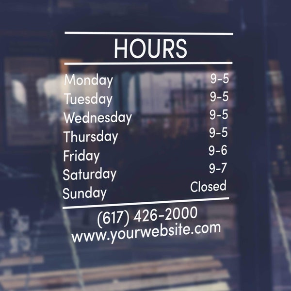 Storefront Window Decals - Etsy